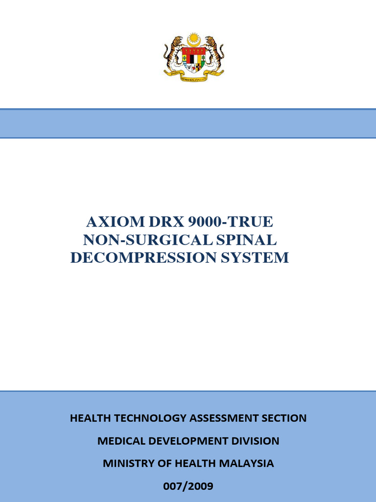 AXIOM DRX9000 Ver 2 For Upload | PDF | Low Back Pain | Back Pain
