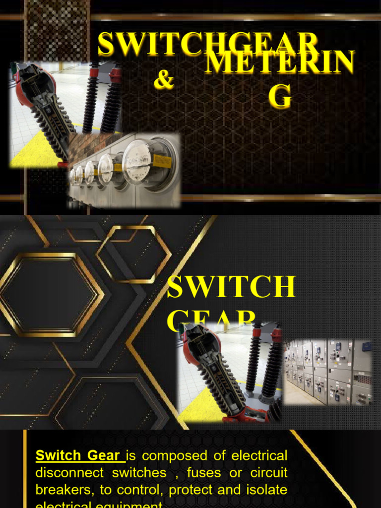 Switchgear & Metering | PDF | Electrical Engineering | Electricity