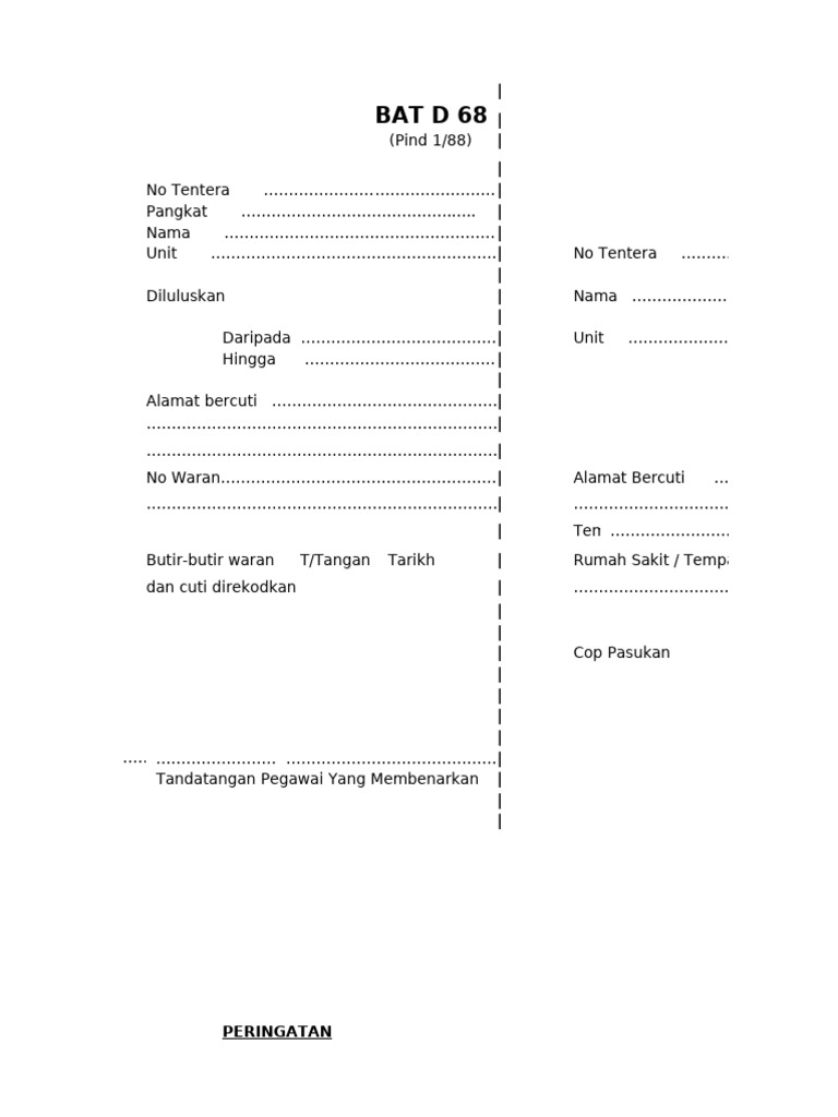 Bat D 68 PDF Free | PDF