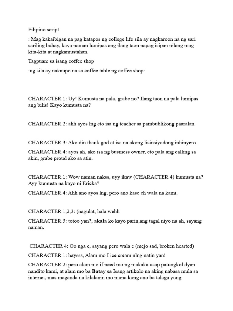 Filipino Script | PDF