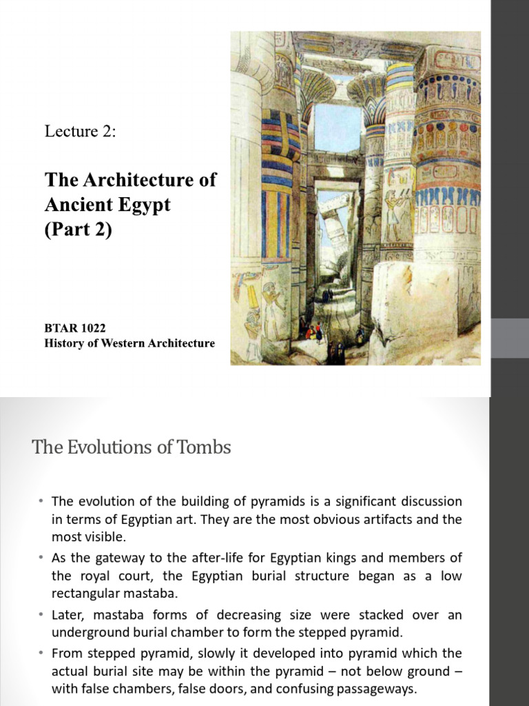 Lecture 2b - The Architecture of Ancient Egypt (Part 2) | PDF ...