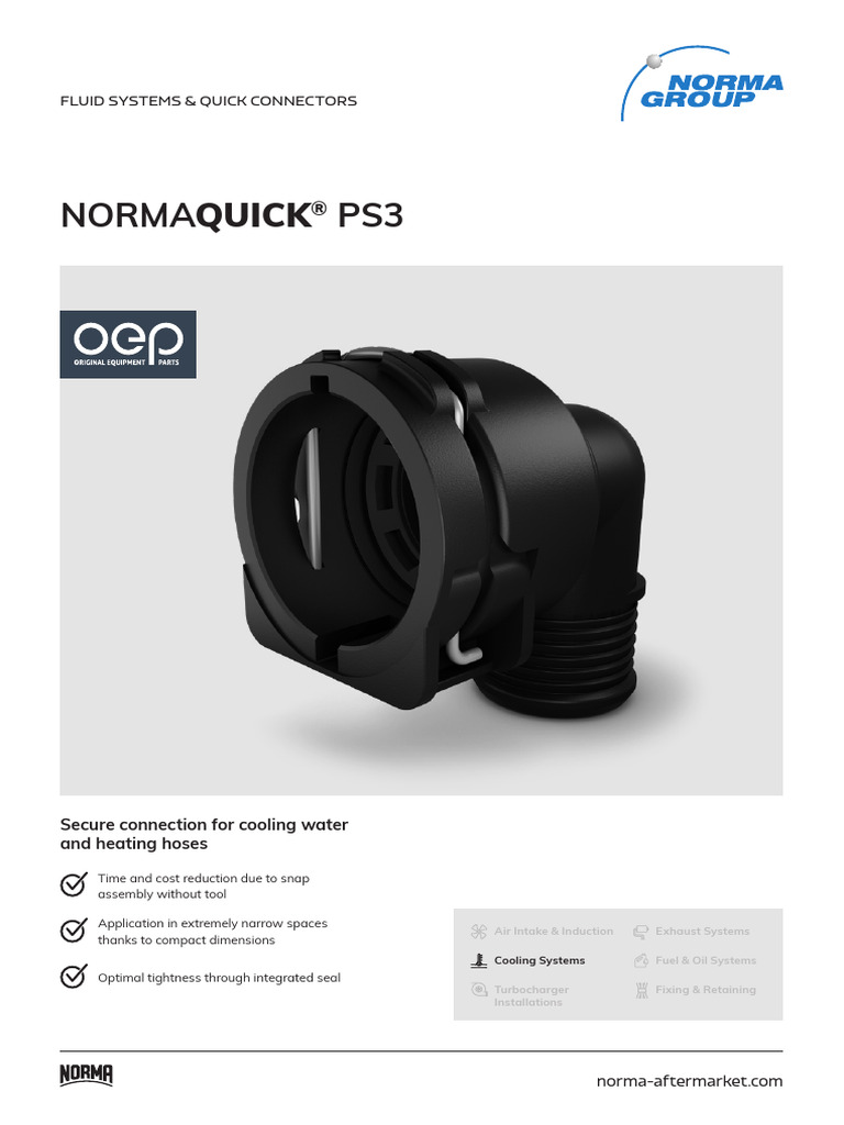 Normaquick PS3: Fluid Systems & Quick Connectors | PDF | Manufactured ...