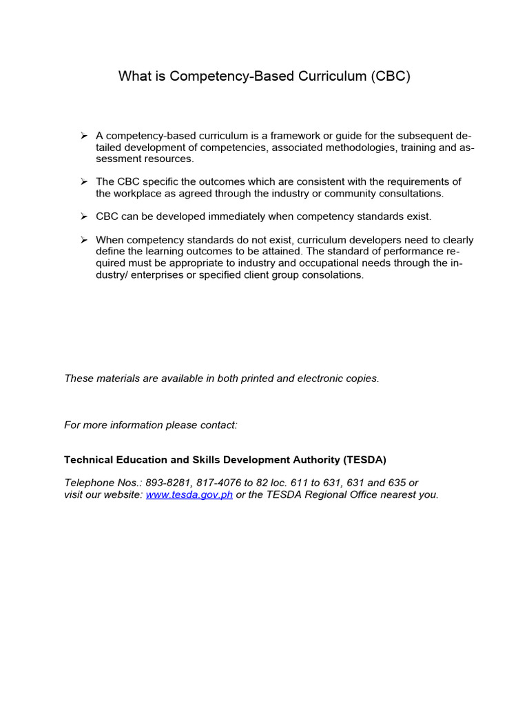 Understanding TESDA's CBC for EIM NC II | PDF | Electrical Wiring ...