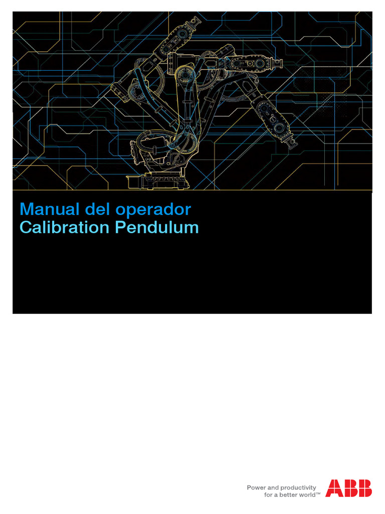 Calibrador Pendulum 3hac16578-Es | PDF | Software de la aplicacion | Robot