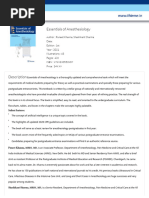 Stages of Anaesthesia Notes | PDF | Anesthesia | Breathing