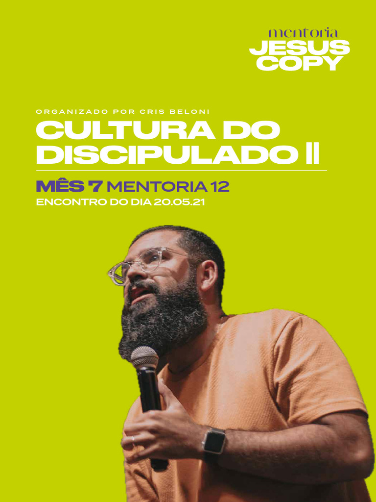 Mentoria 12 - Cultura Do Discipulado II | PDF | Jesus | Tempo