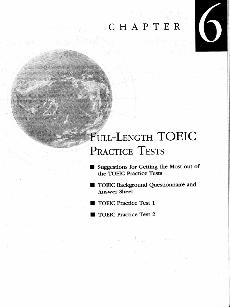 TOEIC Practice Tests Guide | PDF | Career & Growth | Language Arts ...