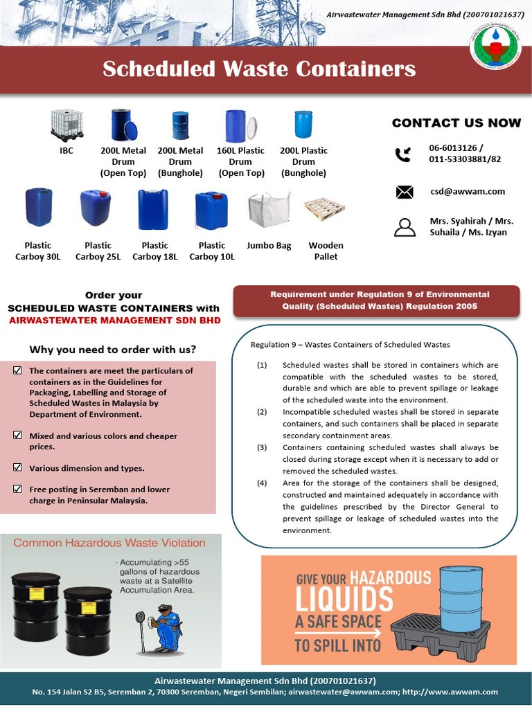 Waste-Containers BROCHURE FOR REFERENCE | PDF | Pallet | Secondary ...