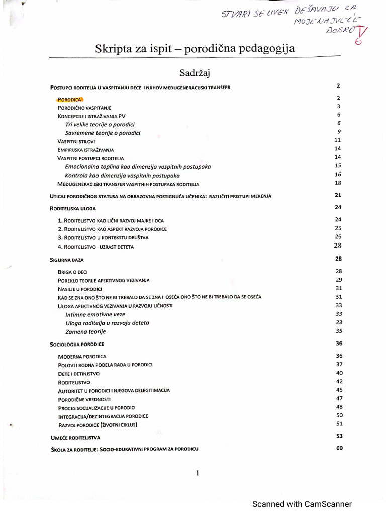 Porodična Skripta | PDF