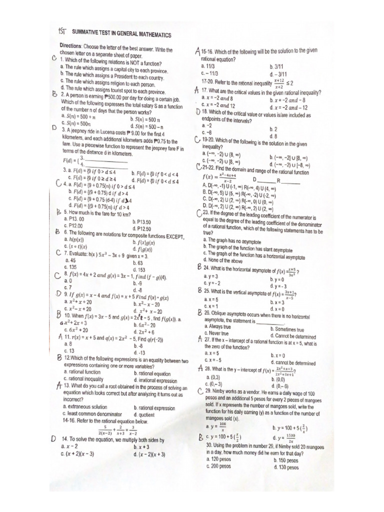 1ST-SUMMATIVE-TEST-IN-GENERAL-MATHEMATICS | PDF 1ST-SUMMATIVE-TEST-IN-GENERAL-MATHEMATICS | PDF