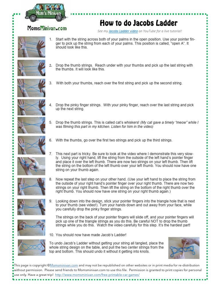 How To Do Jacobs Ladder | PDF | Hand | Thumb