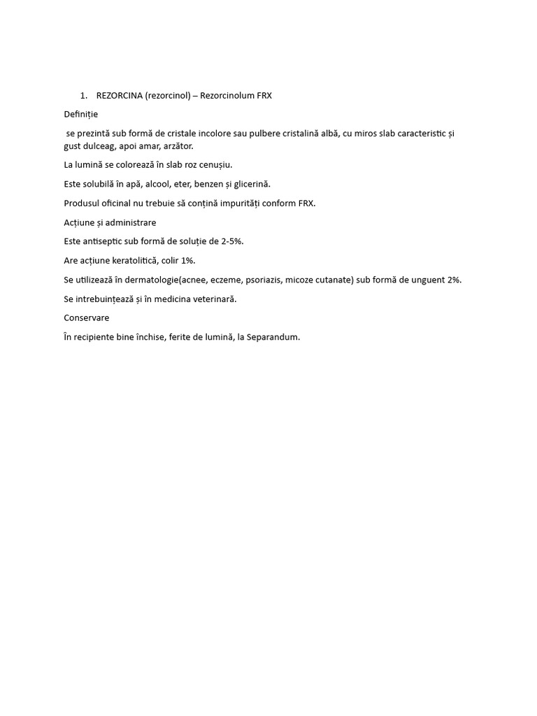 Rezorcina | PDF