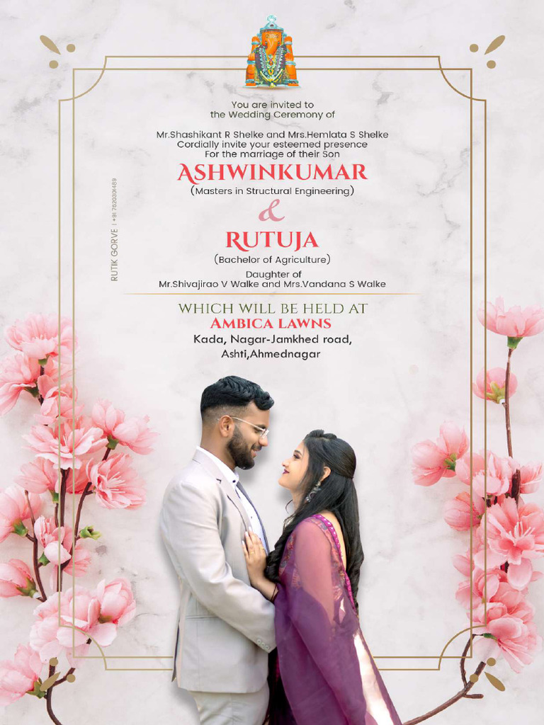 Ashwin Invitation | PDF