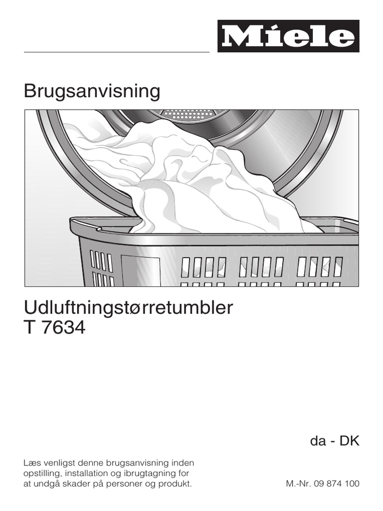 Miele T 7634 | PDF