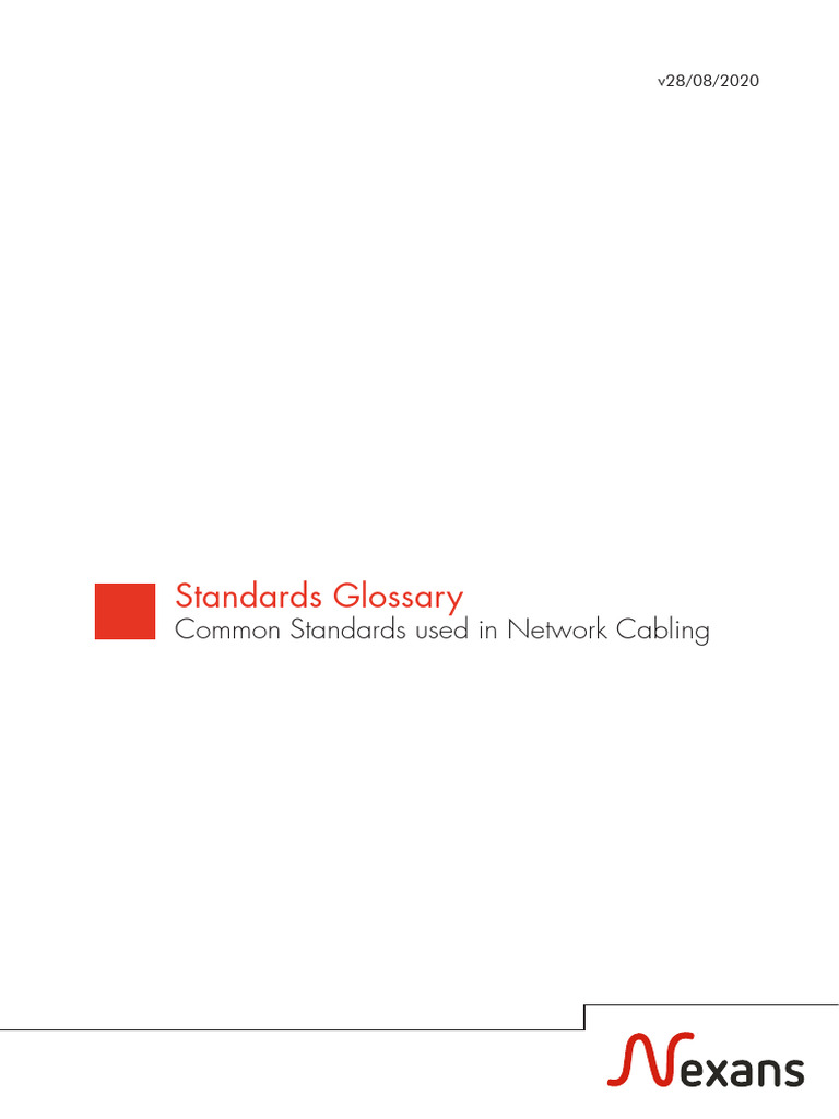 Standards Glossary | PDF | Information And Communications Technology ...
