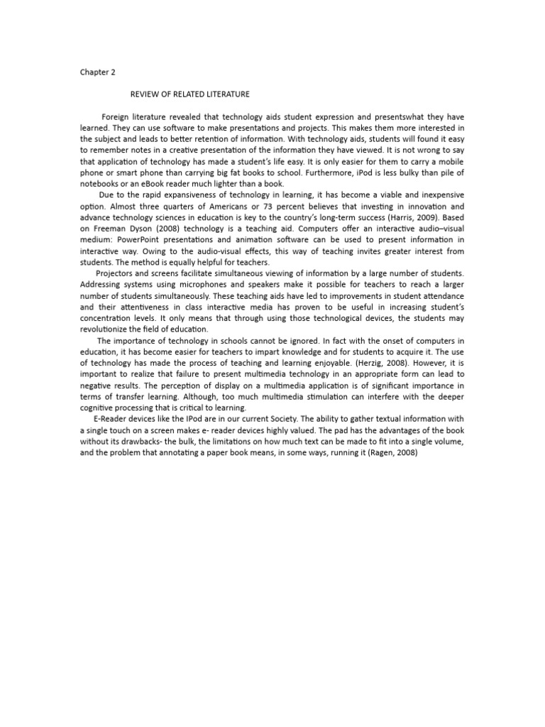 Chapter 2 - RRL | PDF | Social Science | Art