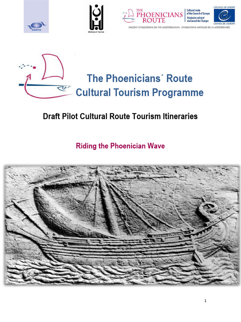 Draft Pilot Cultural Route Tourism Itineraries Printing | PDF | Tourism | Phoenicia