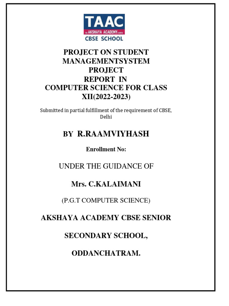 Computer Project Final (Edited) | PDF | Personal Computers ...