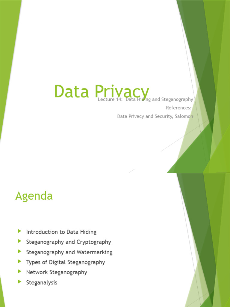 Chapter 9-Data Hiding and Steganography | PDF | Telecommunications | Computing