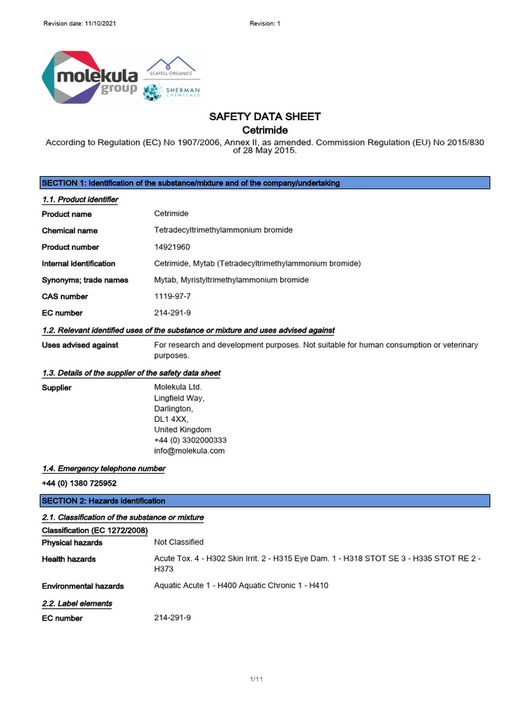 Safety Data Sheet 12 | PDF | Firefighting | Personal Protective Equipment