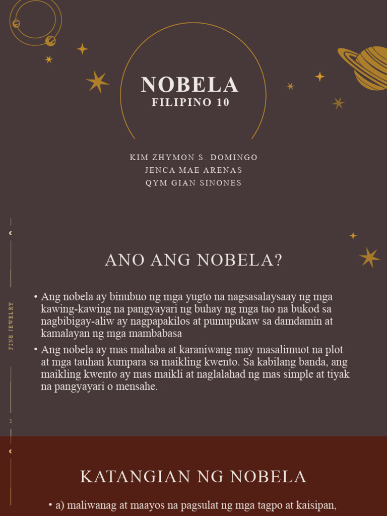 Nobela | PDF
