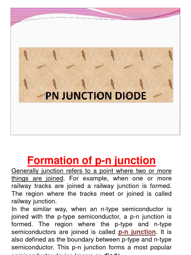 PN Junction Diode | PDF | P–N Junction | Rectifier
