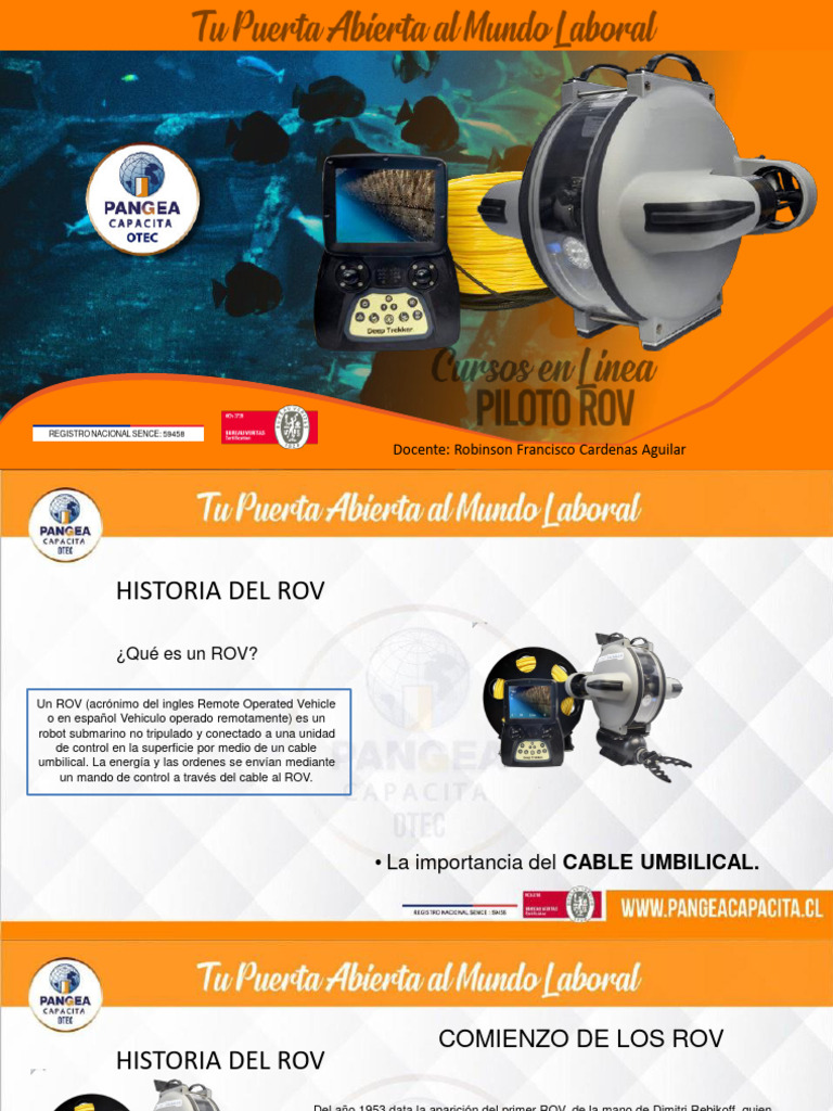 Curso Piloto Rov PARTE 1 FINAL | PDF | Submarinos