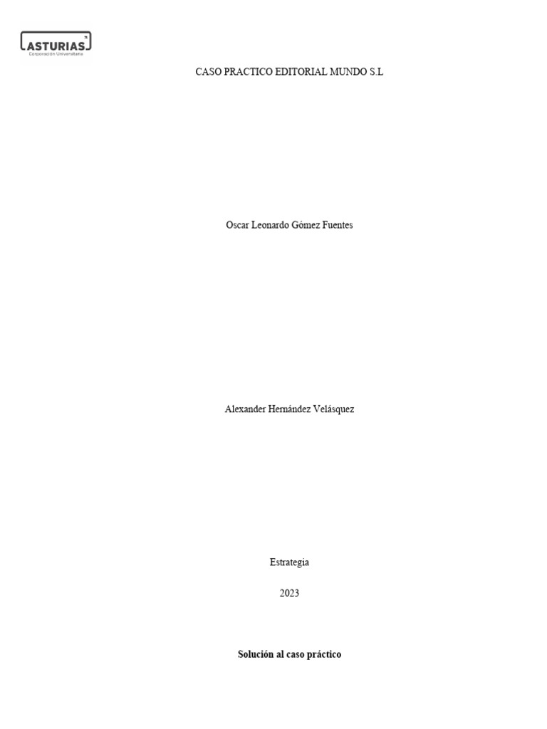 Cao Practico Editorial Mundo S.L | PDF | Business | Internet