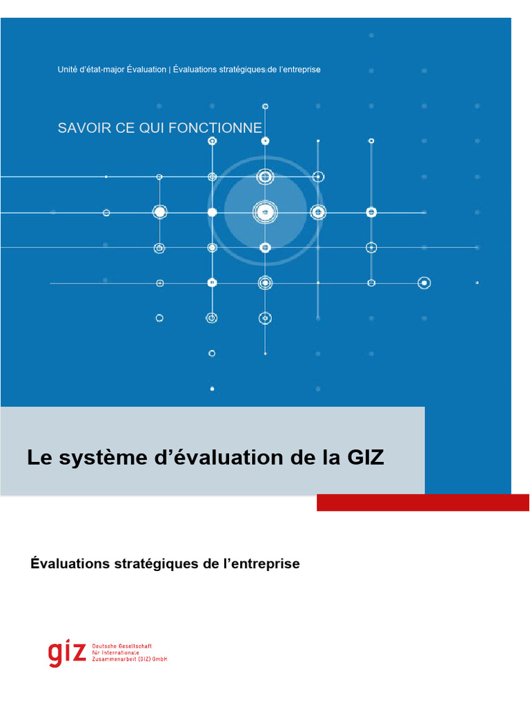 Giz 2023 FR Evaluations Stratégiques de Lentreprise | PDF