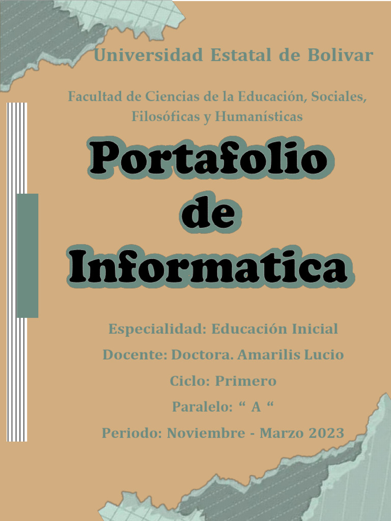 Portafolio Informatica Aplicada | PDF | Moodle | Enseñando