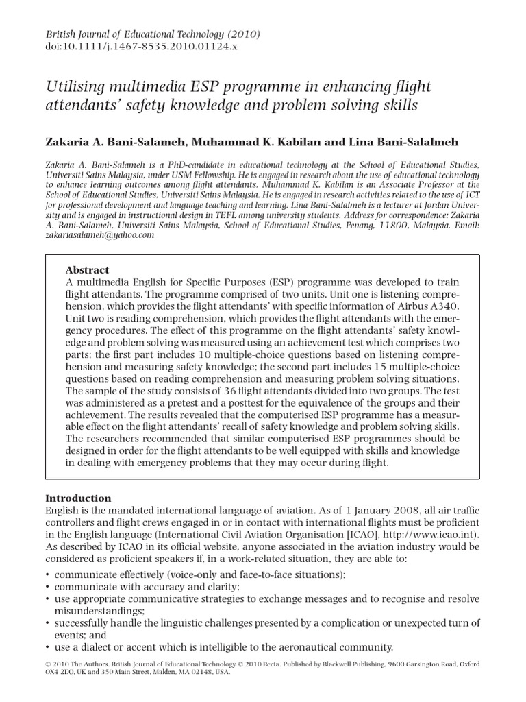 Article 2 - Bjet | PDF | Recall (Memory) | Learning