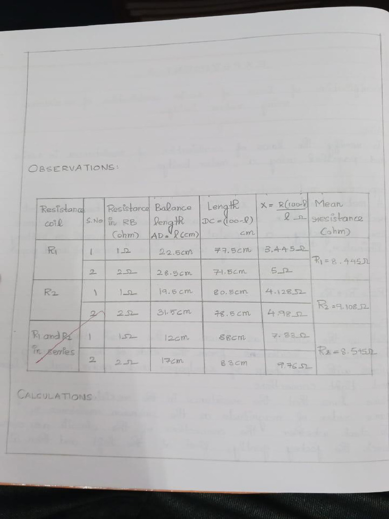 EXP-3 SERIES COMBINATION OF RESISTANCE | PDF