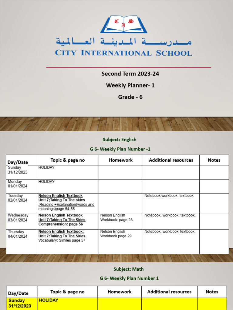 Grade 6 Week-1 | PDF
