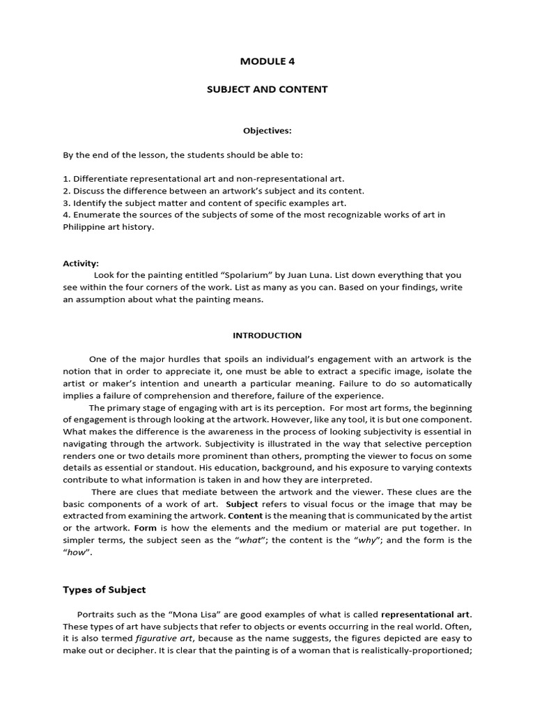 ART Module 4 5 and 6 | PDF | Shape | Abstract Art