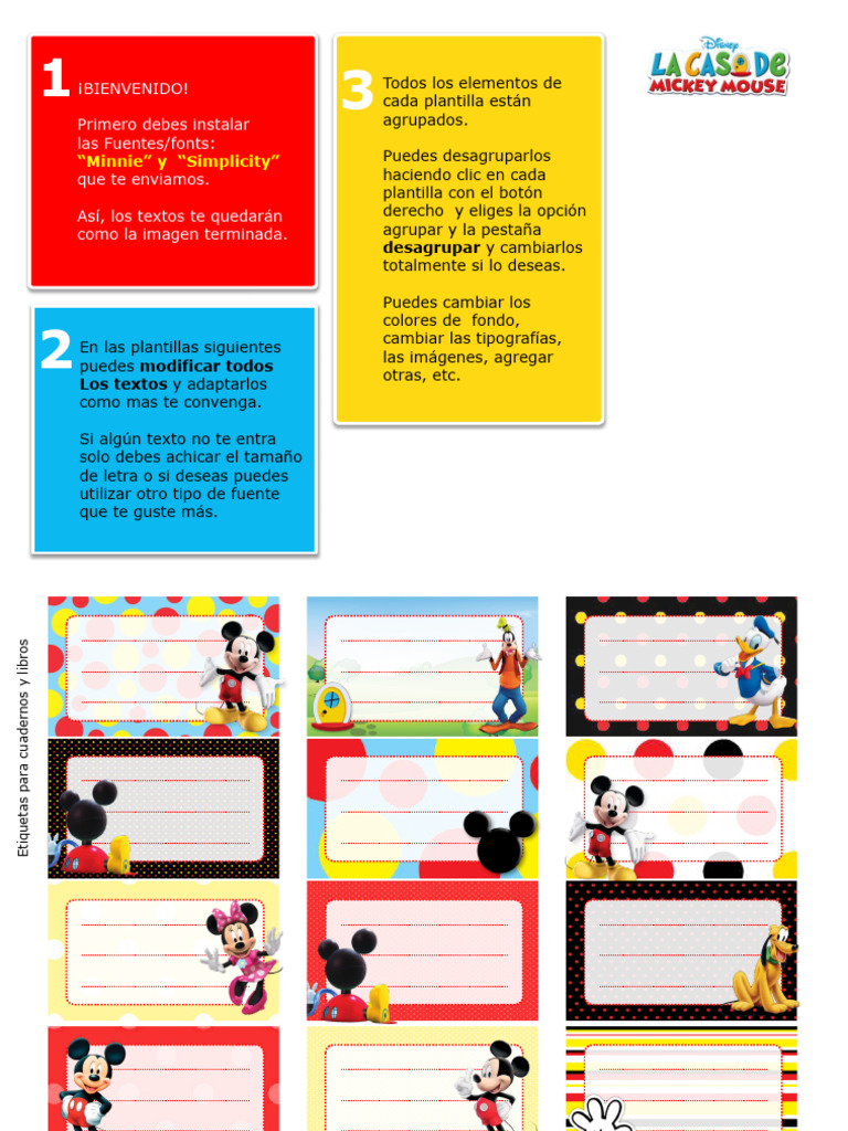 Regalo Etiquetas Escolares | PDF | Informática