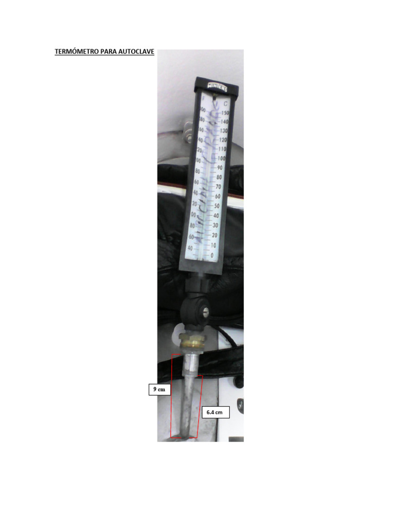 Termómetro para Autoclave | PDF
