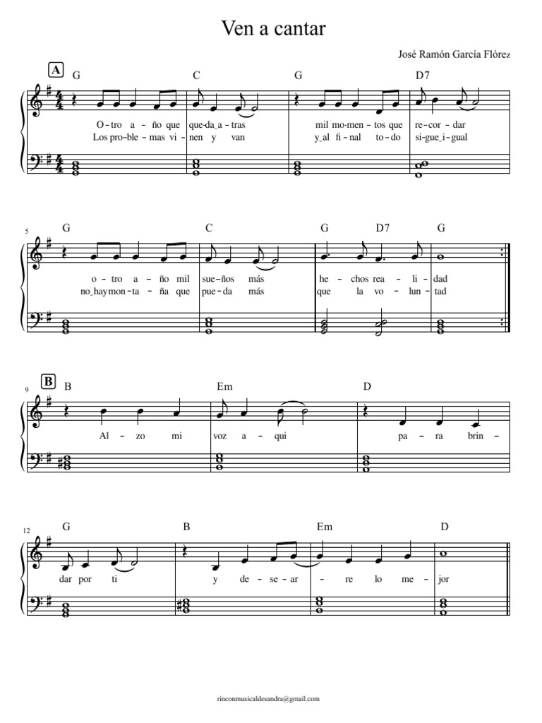 Ven A Cantar | PDF