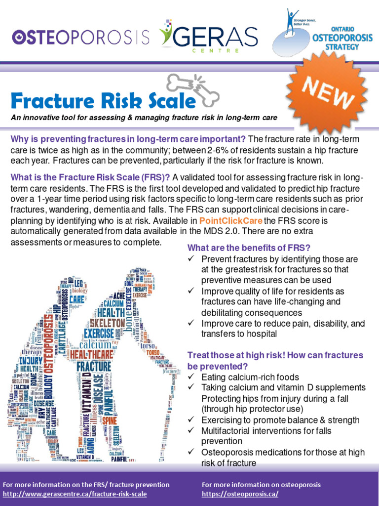 Fracture Risk Scale: Why Is Preventing Fractures in Long-Term Care ...