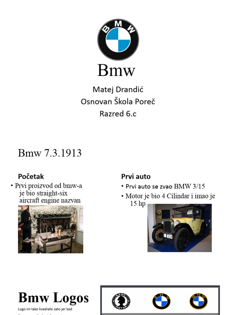 BMW Powerpoint Matej | PDF