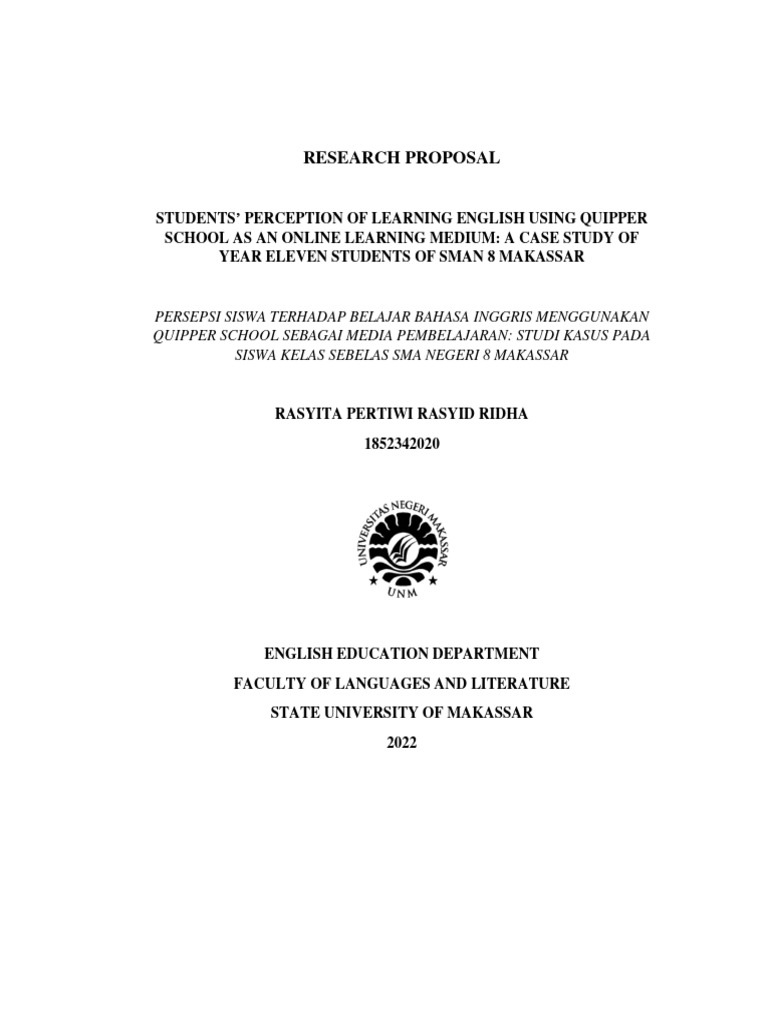 Rasyita Pertiwi - Draf Proposal (Revisi After Sempro) | PDF | Educational Technology | Mass Media