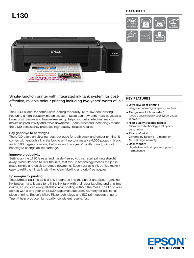 L130 Datasheet | PDF
