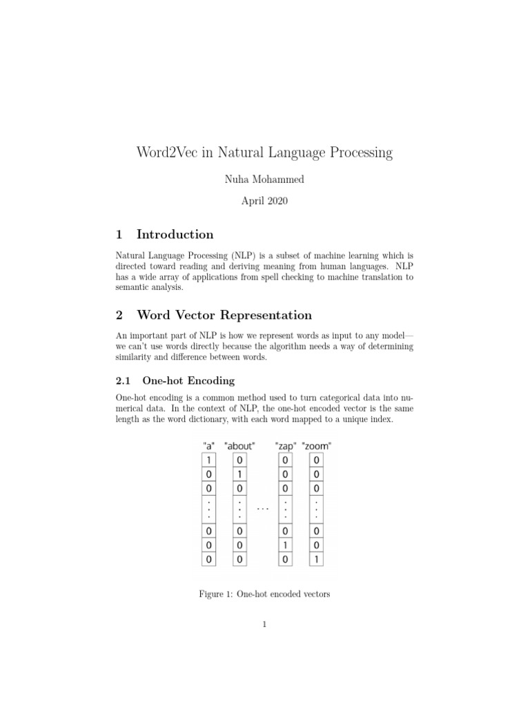 Word 2 Vec | PDF | Artificial Neural Network | Machine Learning