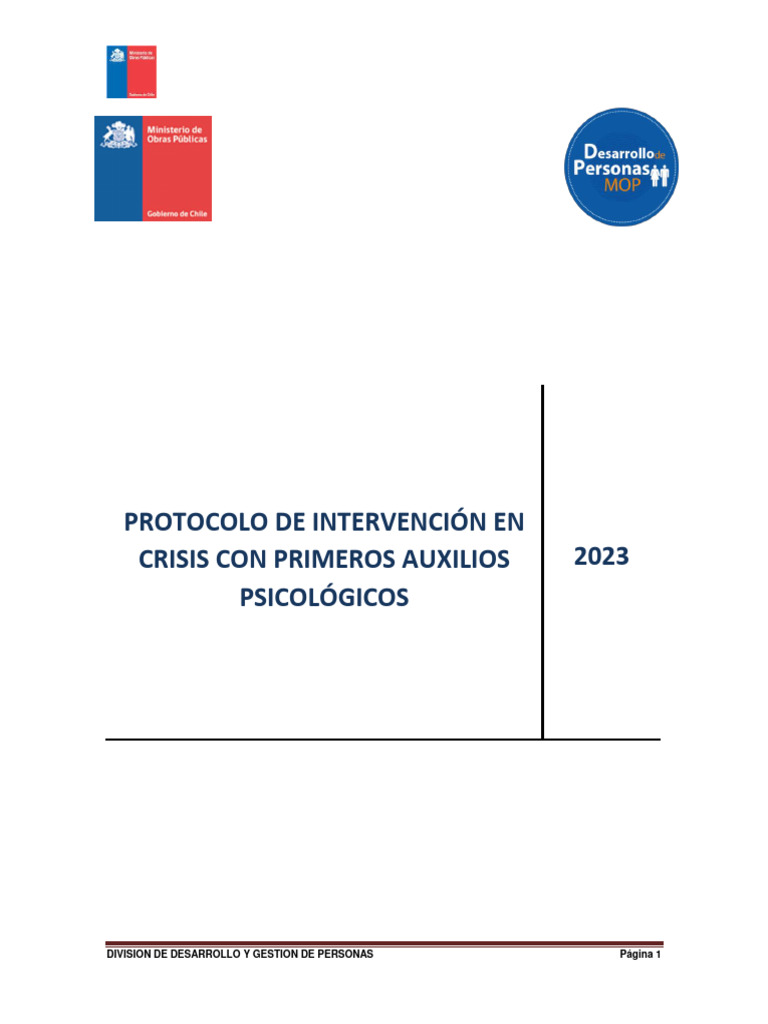 Protocolo_Primeros_Auxilios_Psicológicos | PDF | Las emociones | Sicología