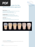 Staining Posterior Composites Guide | PDF | Dentistry | Prosthodontics