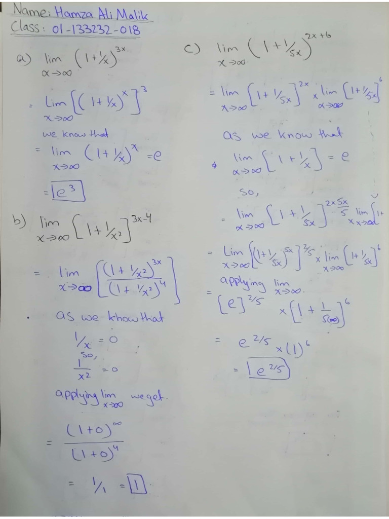 Maths Assignment 1 | PDF