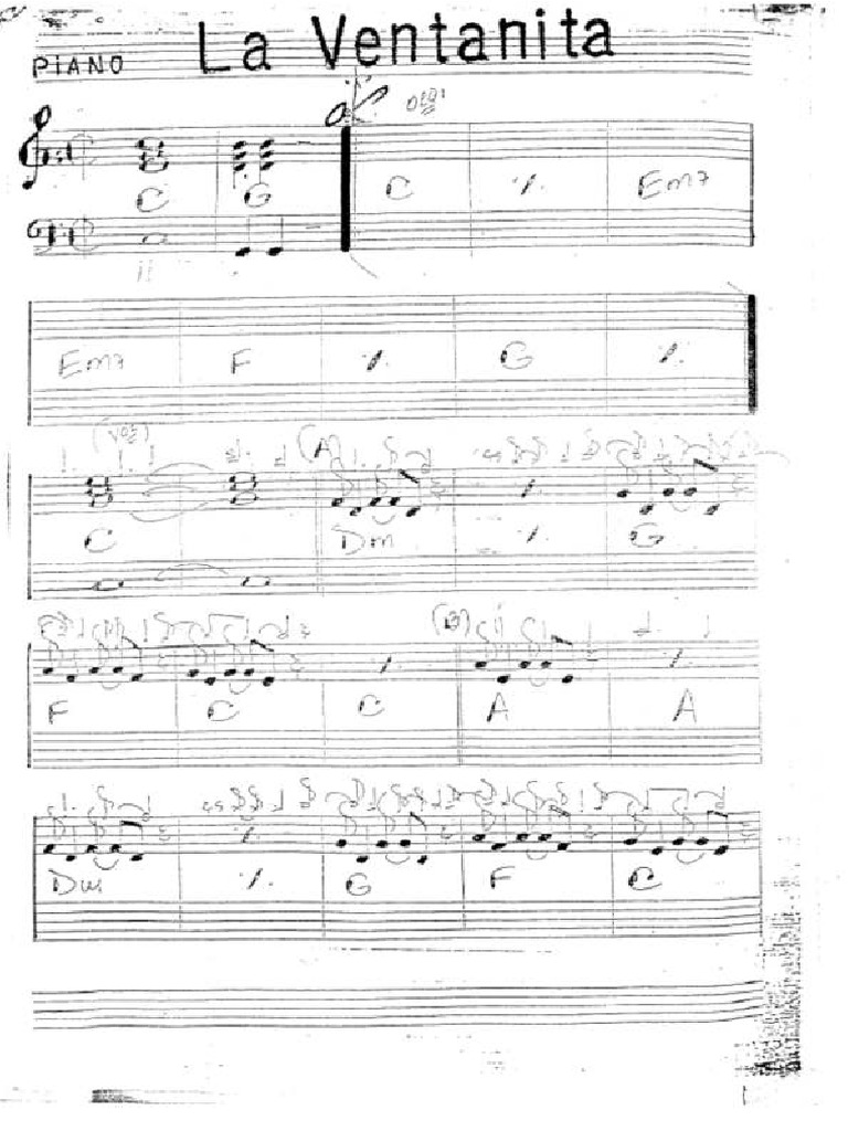 La Ventanita - Sergio Vargas - MERENGUE | PDF