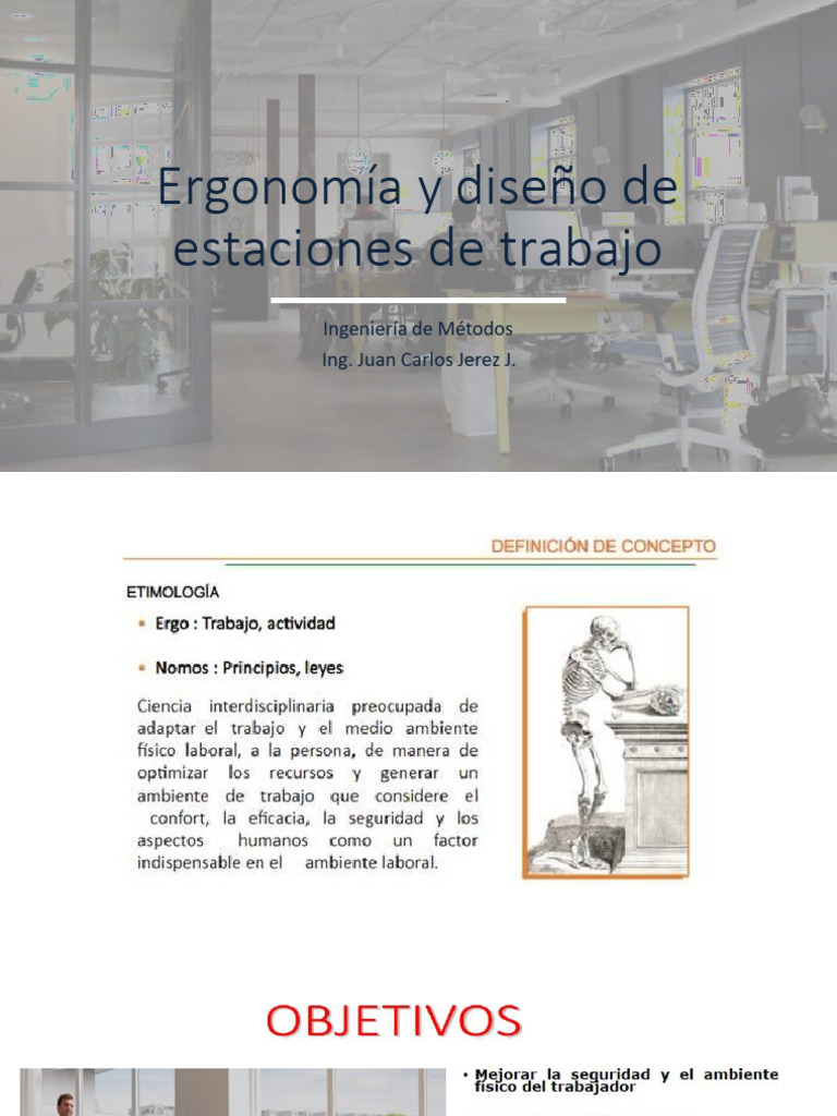 10 Ergonomía y Diseño de Estaciones de Trabajo | PDF