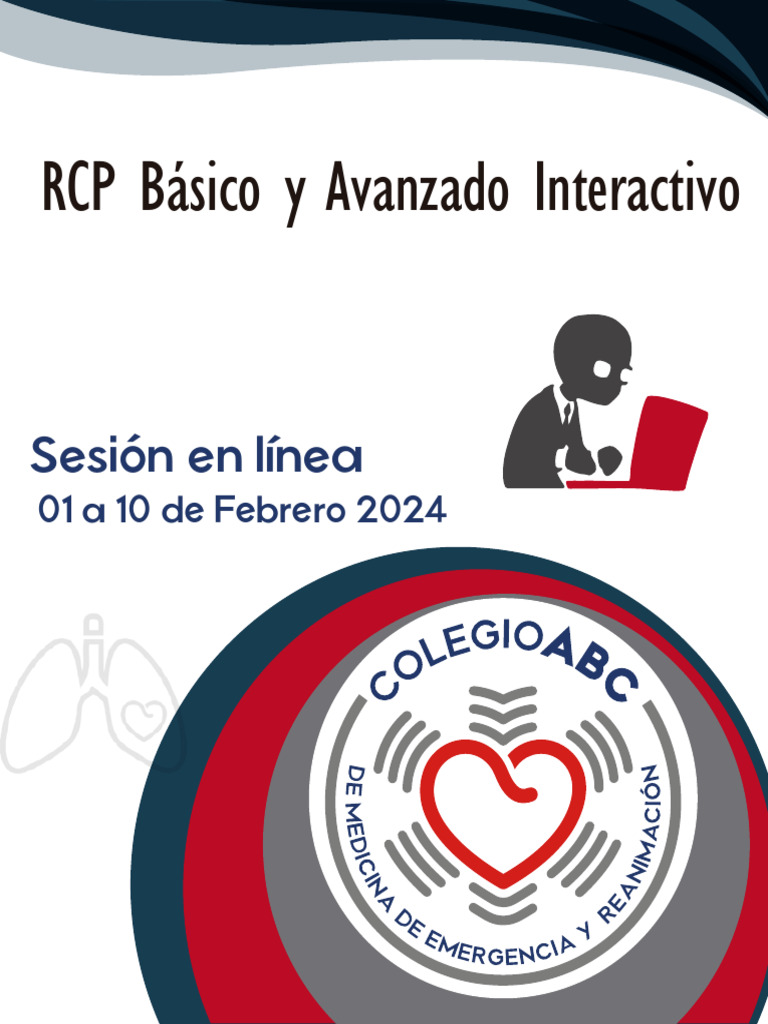 RCP Básico y Avanzado Interactivo INTERNACIONAL Colegio ABC 2024 | PDF ...