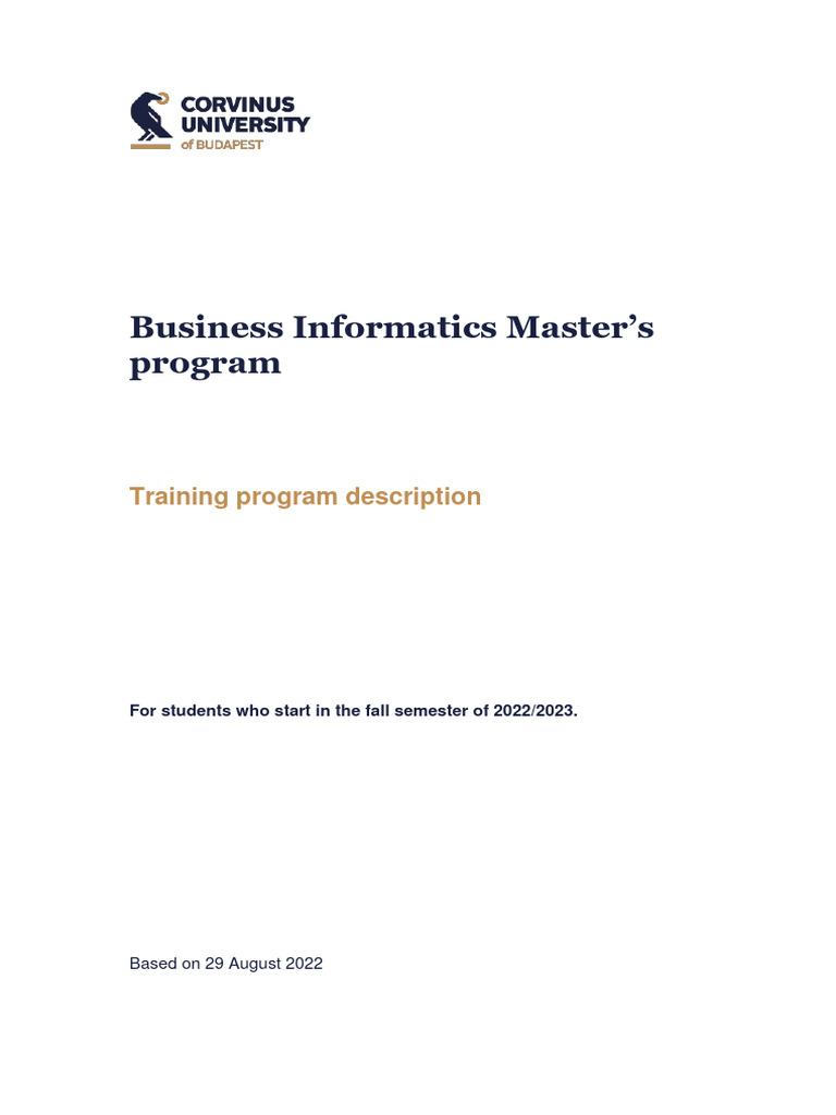Business - Informatics - Masters - Program - 2022 - 23V2 - Újintézettel ...