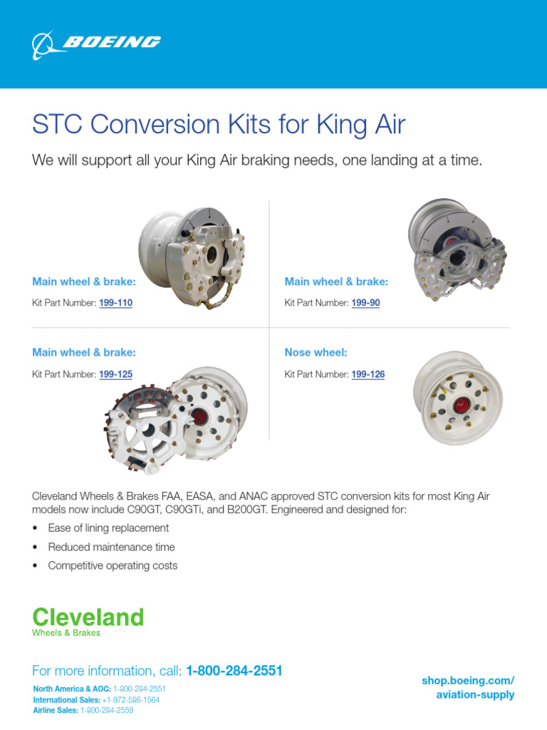 Cleveland STC Conversion Kits KA FNL | PDF | Car | Manufactured Goods